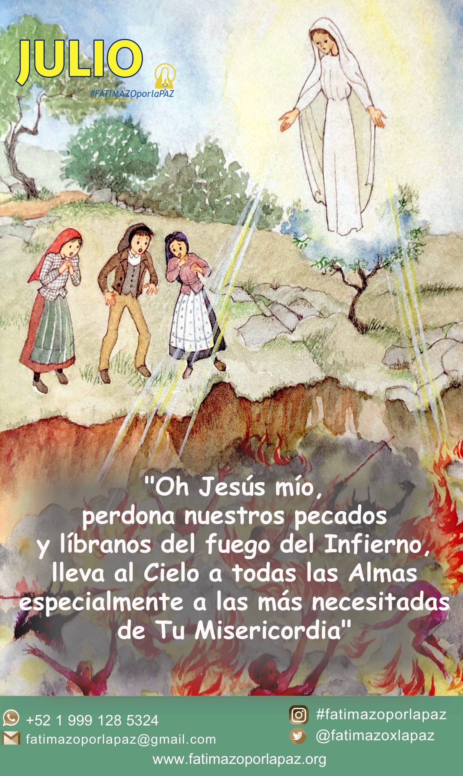 POSTER 3 JULIO NIÑOS 3 – Fatimazo Por la Paz