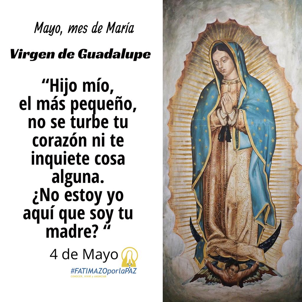 4 de mayo Mayo, mes de María Especial LA SANTÍSIMA VIRGEN DE GUADALUPE (MEXICO) 2/3 – Fatimazo ...